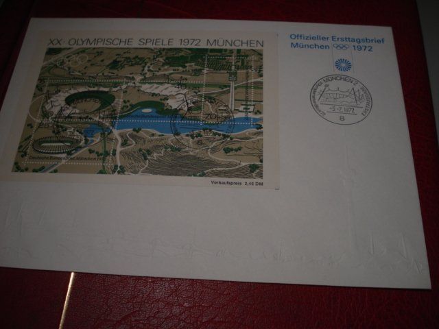 FDC Block Olympische Spiele München 1972, Deutschland | Kaufen auf Ricardo