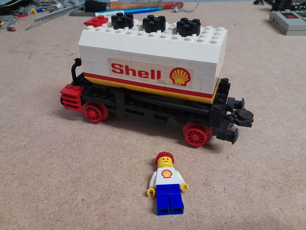LEGO eisenbahn 12v 4,5v vintage shell tanker wagon 7816 (Gebraucht) in ...