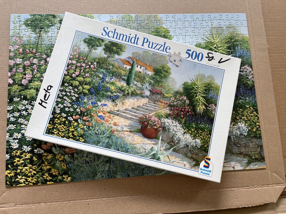 Schmidt Puzzle, Garten, 500 Teile (Gebraucht) in Eschenbach SG für CHF ...