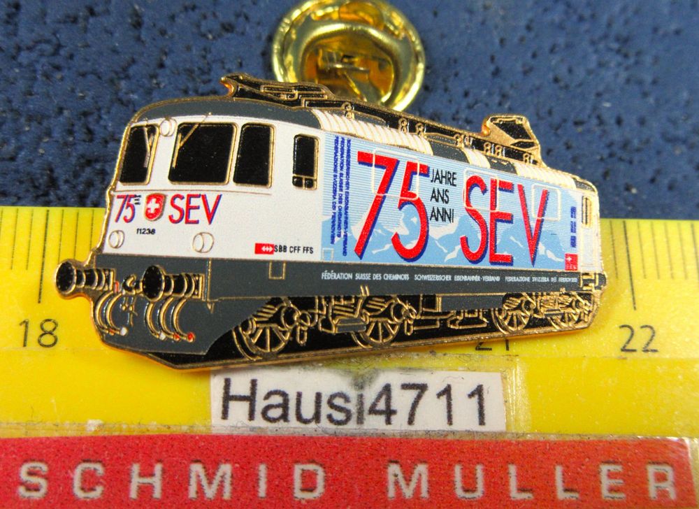 SBB Re4/4 LIMIT.AFL.880/1000 SCHMID-MÜLLER HIGH-TECH PIN SEV (Gebraucht) in Ettingen für CHF 9. ...