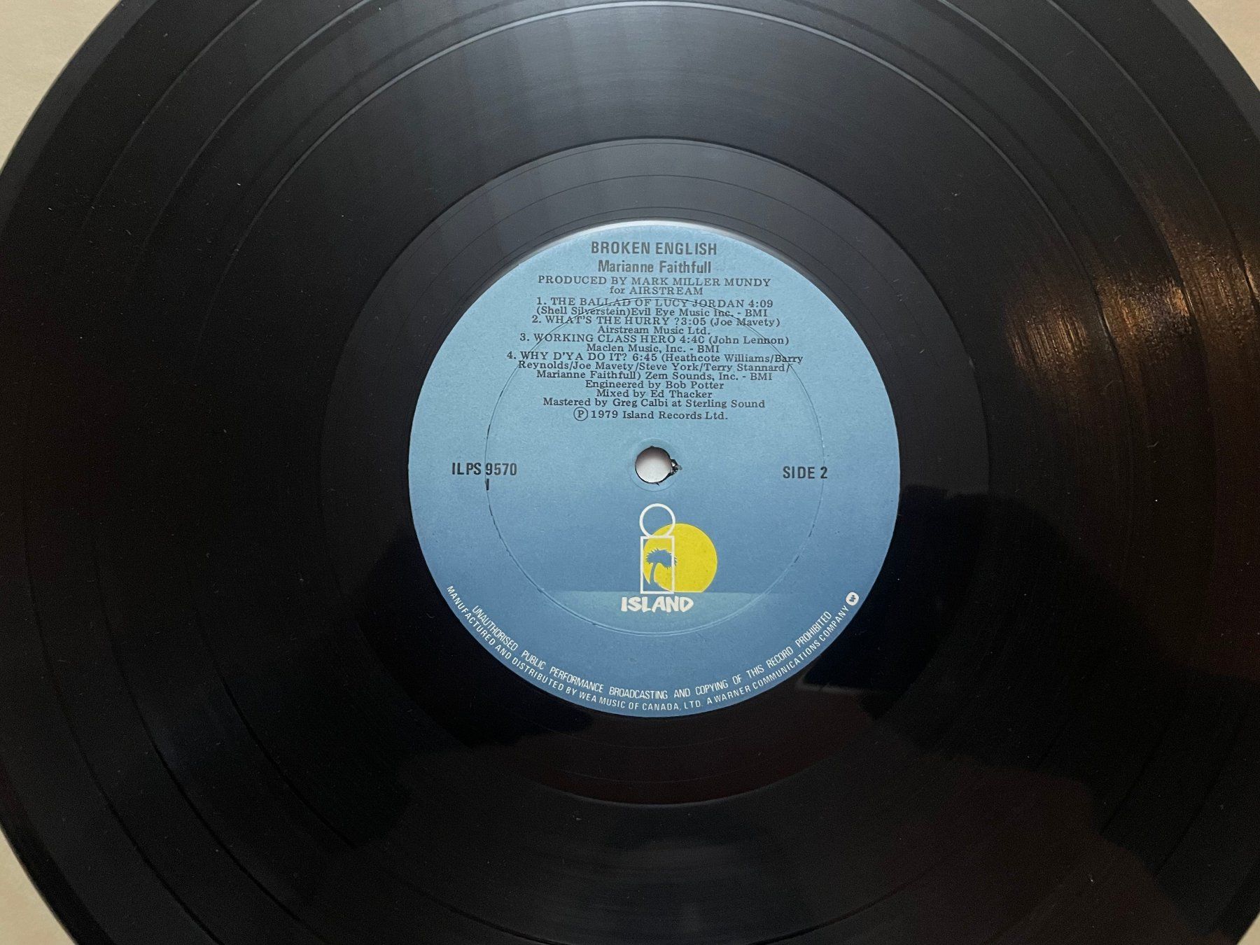 Marianne Faithfull, Broken English, CA (Gebraucht) in Kleinlützel für ...