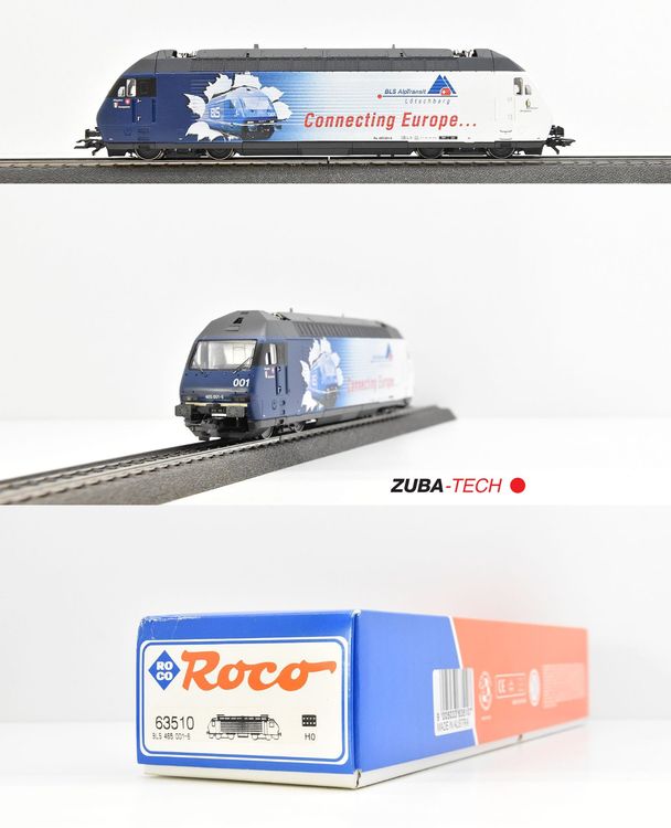 Roco 63510 E-Lok Re 465 BLS, H0 GS Analog mit OVP (Gebraucht) in St ...