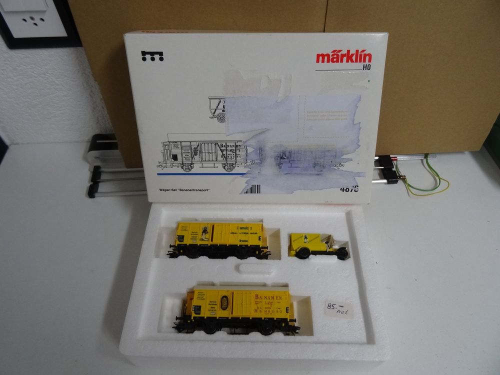 Märklin 4876 coffret 2 wagons et camion BANANEN DRG dès1.-fr (Neuf ...
