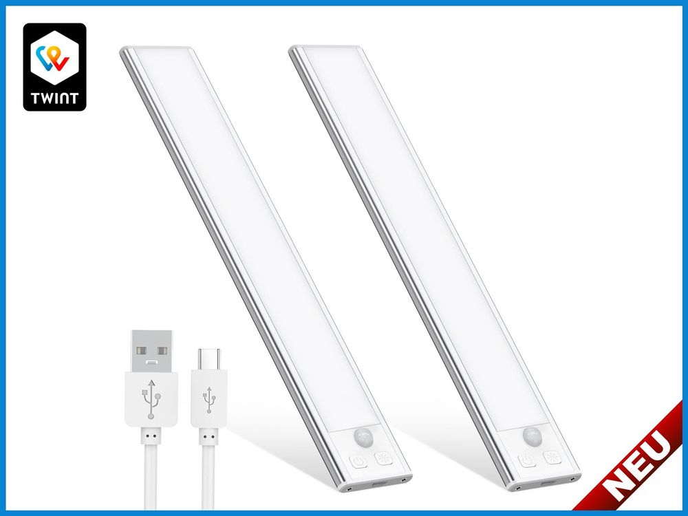 LED-Unterbauleuchte mit Bewegungsmelder - Schrankbeleuchtung (Neu und originalverpackt) in ...