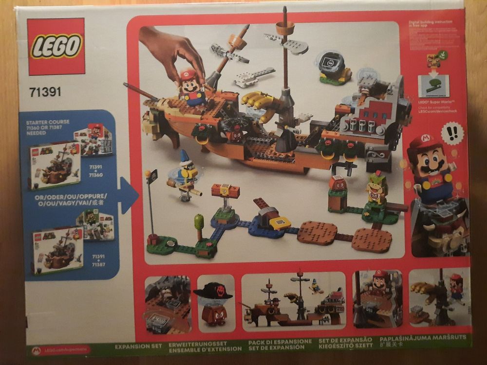 LEGO 71391 Super Mario - Bowser’s Airship - Luftschiff NEU (Neu und ...
