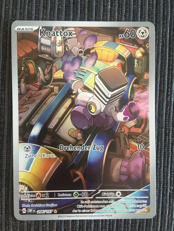 Pokemon Knattox Art Rare Obsidian Flammen Deutsch | Kaufen auf Ricardo