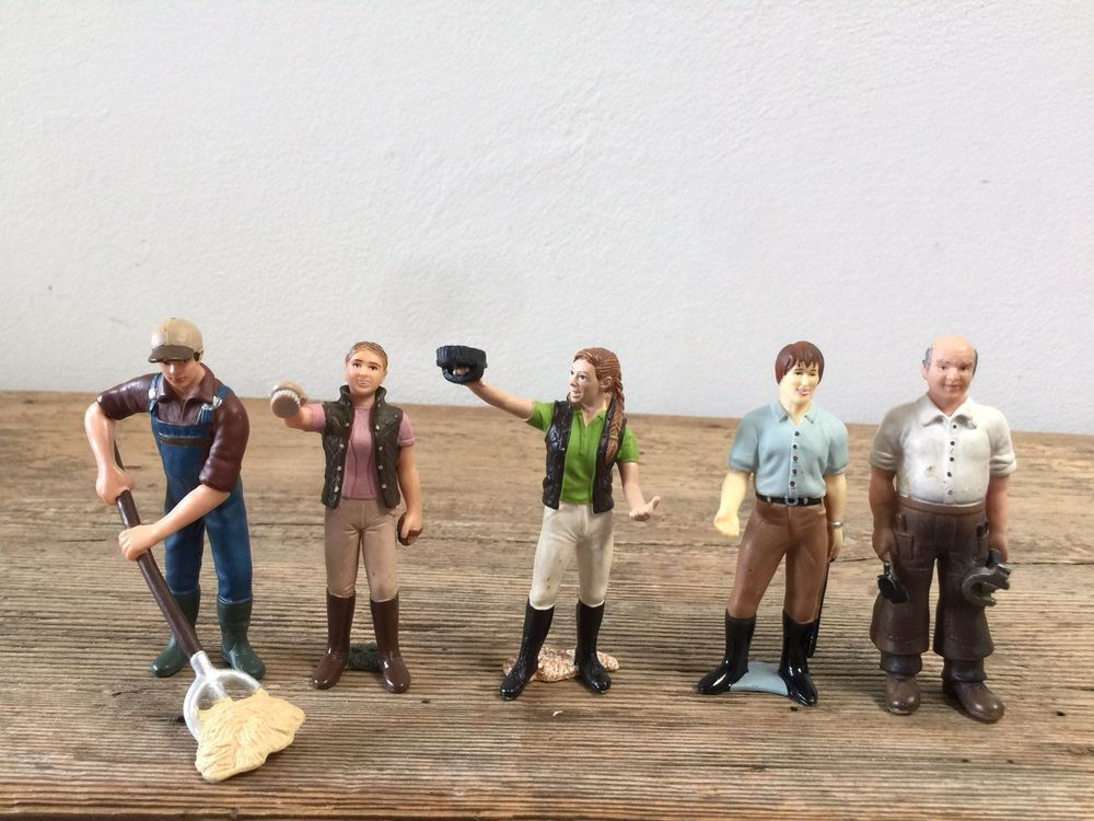 5 Schleich Menschen Hufschmied Reitlehre (D'occasion) à Ennetbaden pour ...