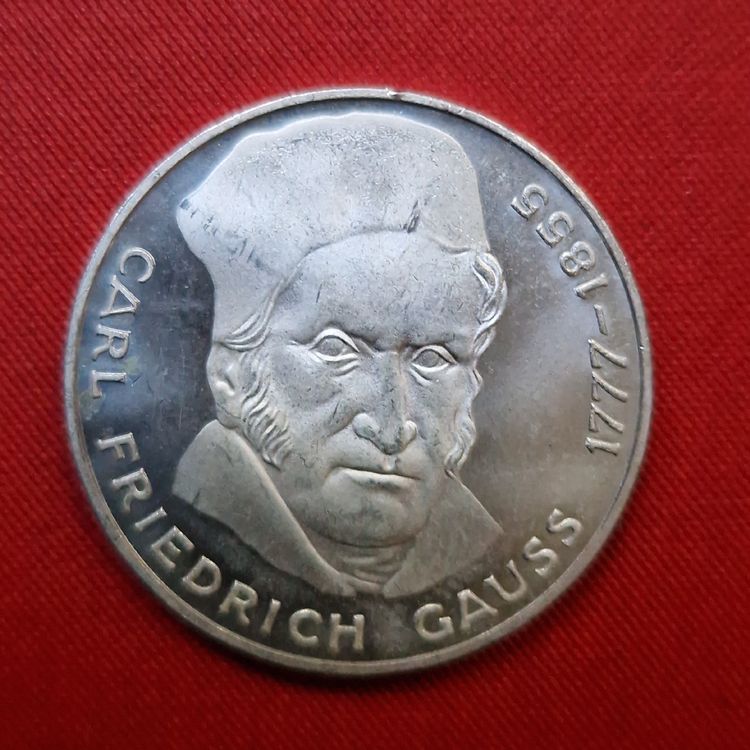 Carl Friedrich Gauss - 5 Deutsche Mark Gedenkmünze 1977 (Neu (gemäss Beschreibung)) in Seengen ...