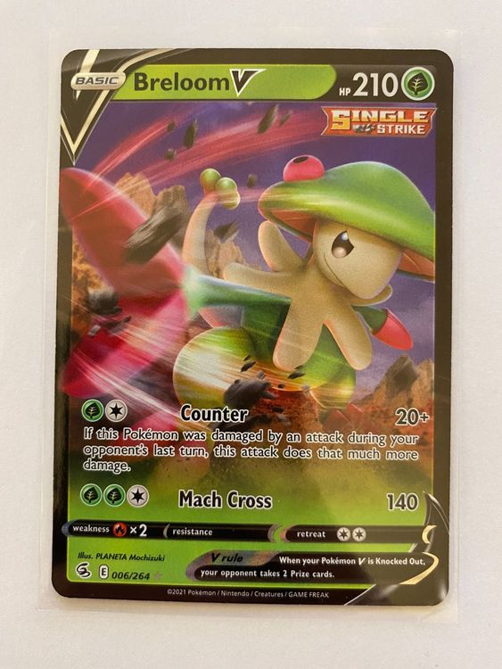 Pokemon Breloom V 006/264 Fusion Strike EN | Kaufen auf Ricardo