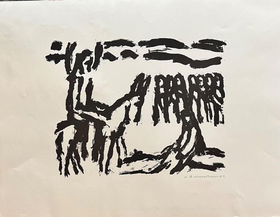 Intressante Lithographi Unleserlich Signiert | Kaufen auf Ricardo