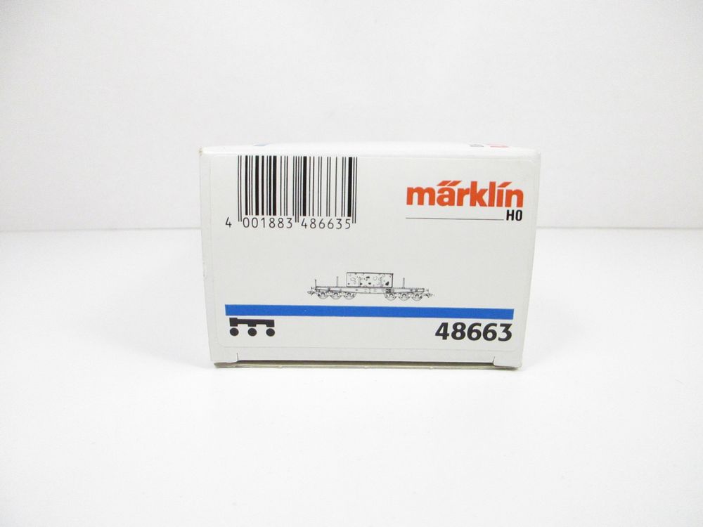Märklin H0 48663 DB Schwerlastwagen mit Granitblock (Neu und ...