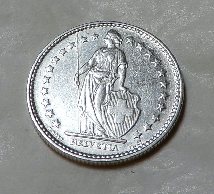 Silber Münze, 1939 , 2 Franken | Kaufen auf Ricardo