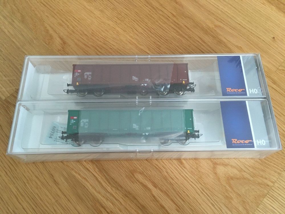 Roco 67091 SBB Eaos Offener Güterwagen-Set | Kaufen auf Ricardo