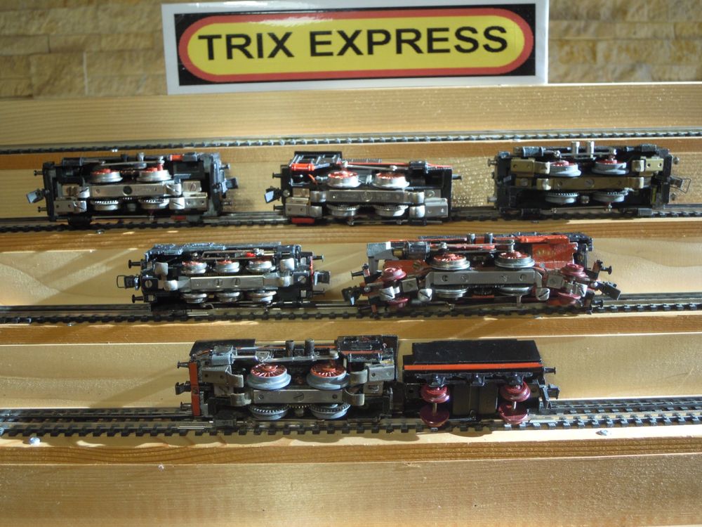 TRIX EXPRESS 6 verschiedene Dampflok's und 17 Personenwagen (Gebraucht ...