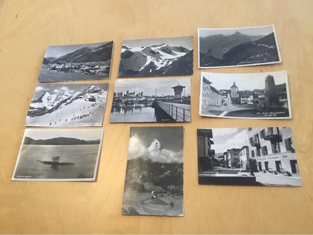 Lotto 1 cartoline anni 40 - posta di campo e Ambri (Usato) a cassina d ...