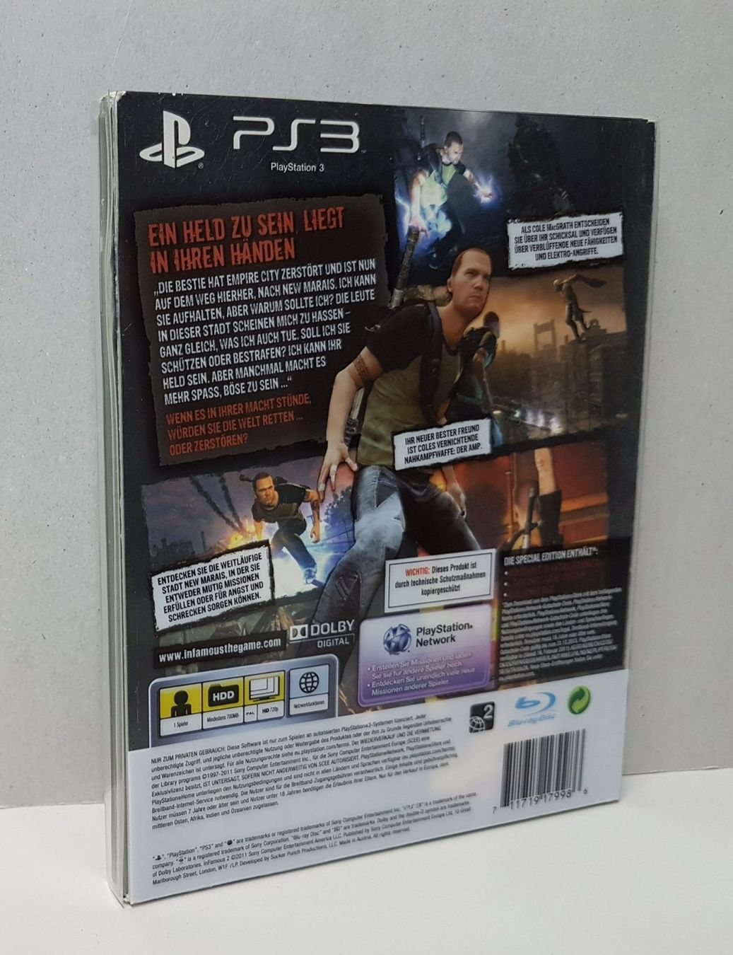 InFamous 2 ein Held zu sein Liegt in Ihren Händen PS 3 (Gebraucht) in ...