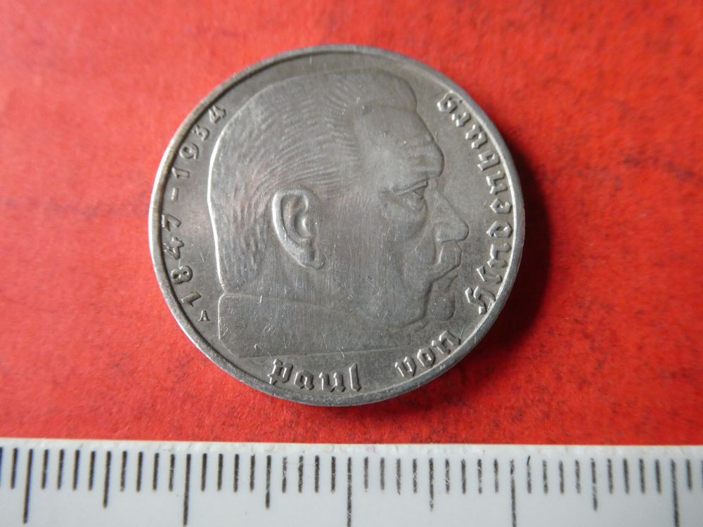 Dt. Reich 1939 A, 2 Reichsmark - Silber (Gebraucht) in Hinterforst für CHF 8 – mit Lieferung auf ...