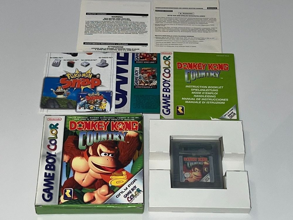 Game Boy Color (GBC) Spiel - Donkey Kong Country (OVP) (Gebraucht) in ...