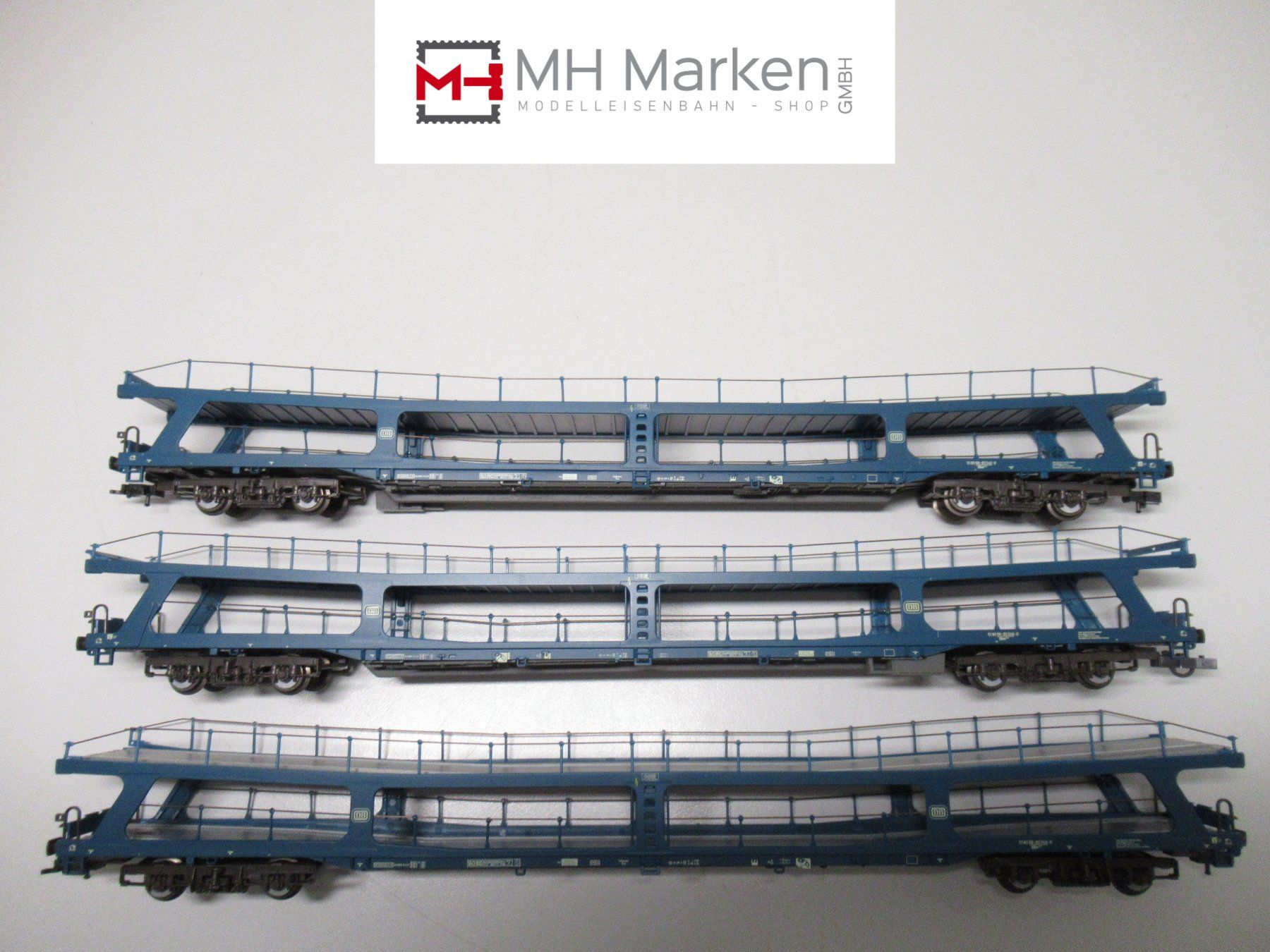 Roco 3x 46460 Autotransportwagen 00m Deutsche Bahn DC GS H0 (Gebraucht ...