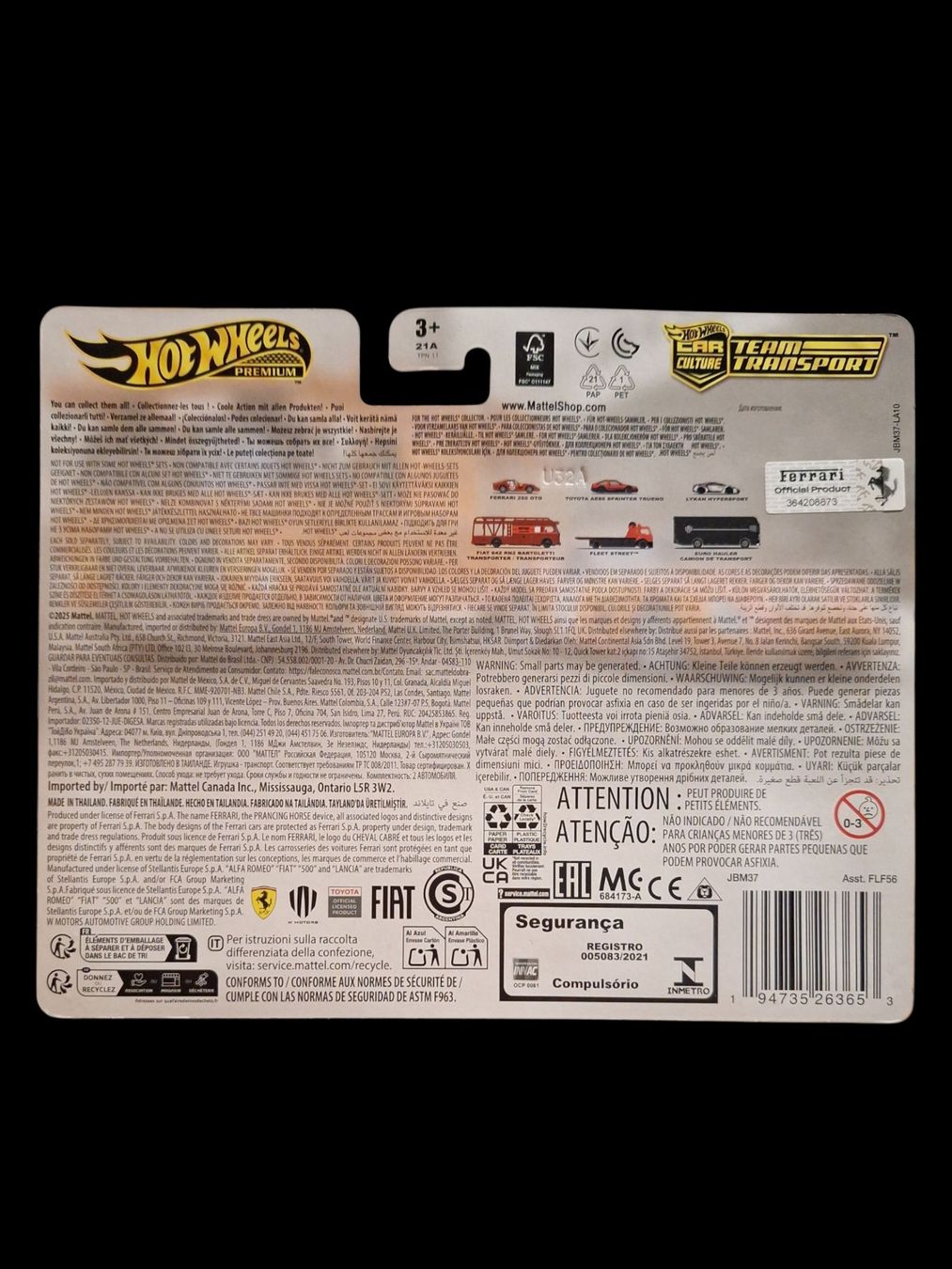 Team Transport #83 Ferrari 250 GTO Fiat 642 RN2 Bartoletti T (Neu und ...