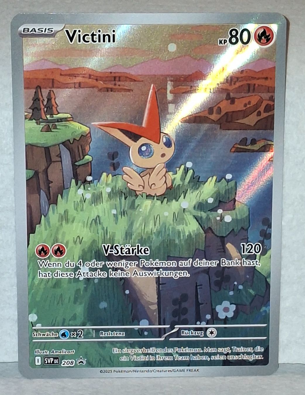 Victini Full Art Holo Karte 208 DE 2025 (Neu (gemäss Beschreibung)) in ...