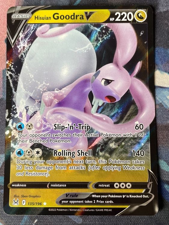 Pokemon - Hisuian Goodra V 135/196 | Kaufen auf Ricardo
