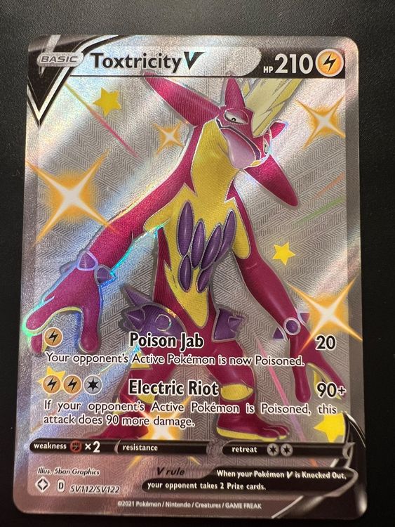 Toxtricity V (shiny) - Shining Fates EN (Gebraucht) in Niederbipp für ...