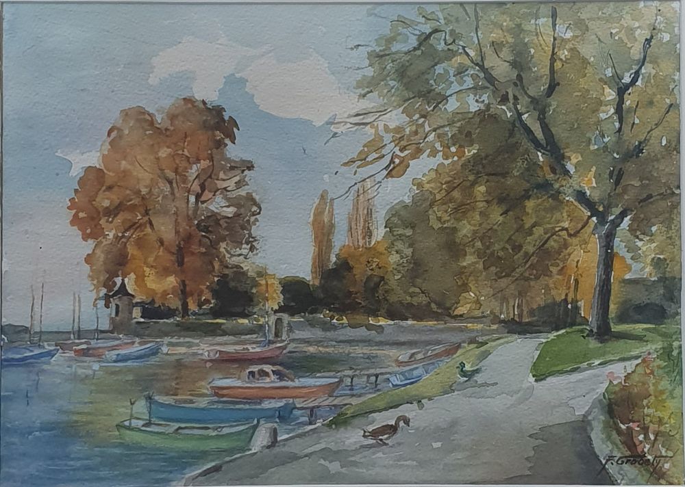 Aquarelle F. Grobéty | Kaufen auf Ricardo