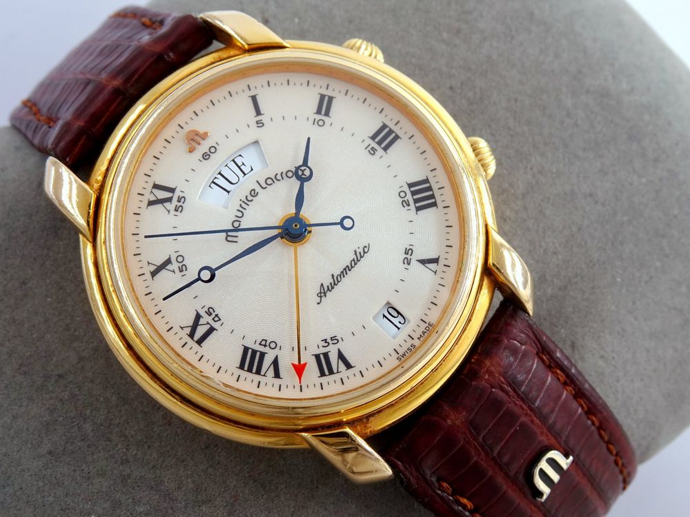 MAURICE LACROIX MASTERPIECE 22197 AUTOMATIK DAY-DATE ALARM (Gebraucht ...