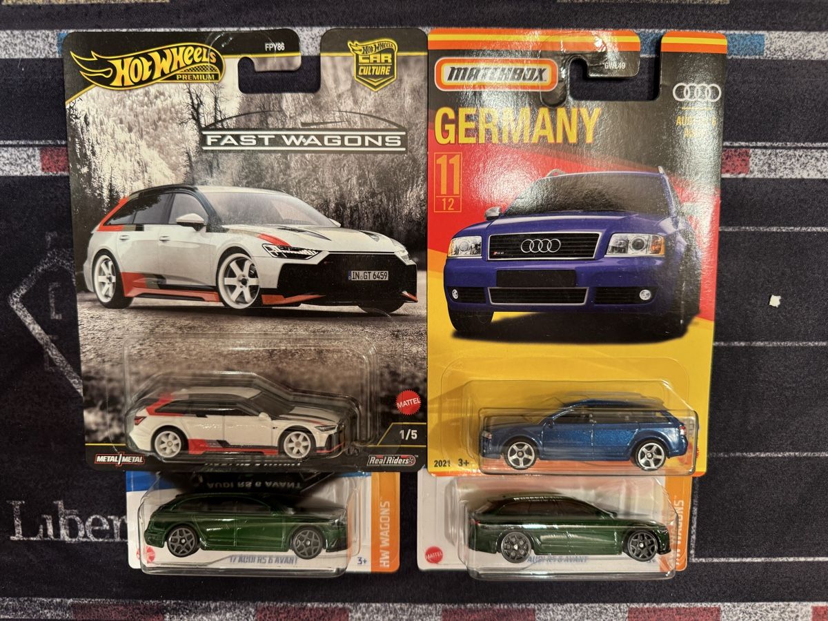 Audi RS6 Packet - Hot Wheels Premium / Matchbox (Neu und ...