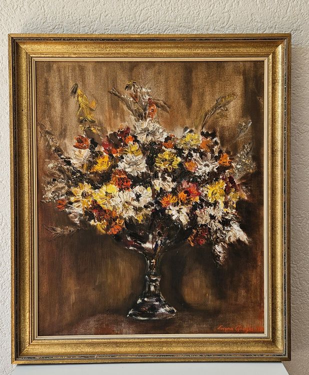 NATURE MORTE SIGNÉE HUILE SUR TOILE | Kaufen auf Ricardo