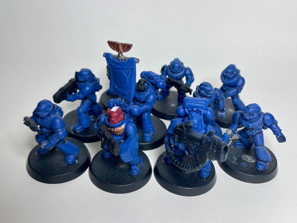Warhammer 40K Space Marines Tactical Squad (Gebraucht) in Aarau für CHF ...
