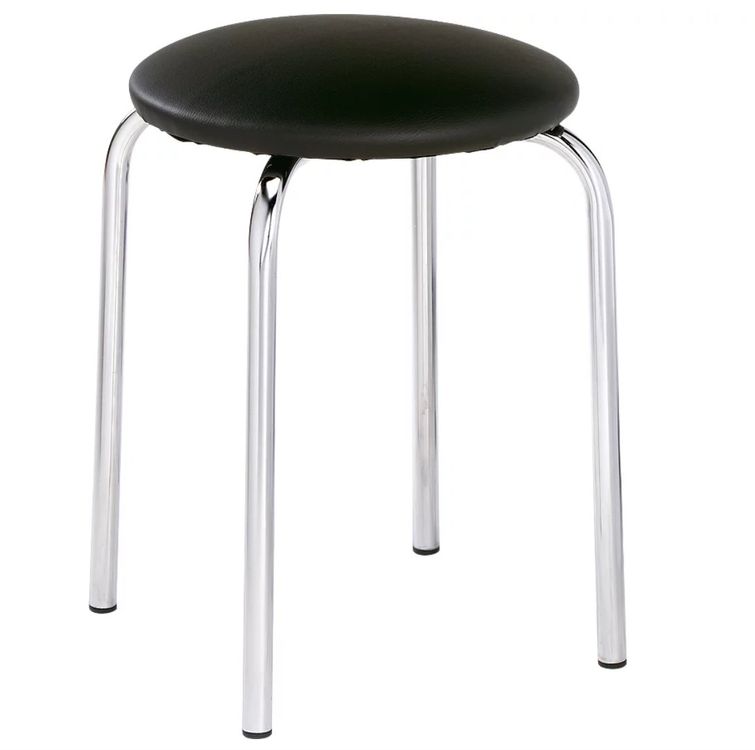 Hocker, stapelbar, 4-Fuss-Gestell, Kunstleder-Bezug, H 440 | Kaufen auf ...