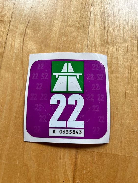Autobahn Vignette (Neu und originalverpackt) in Appenzell für CHF 30 – mit Lieferung auf Ricardo ...