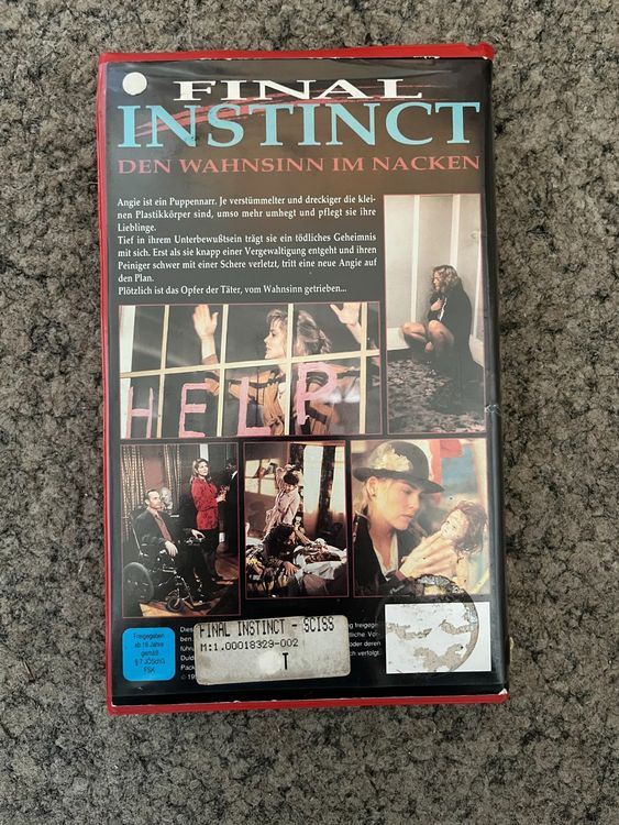 Final Instinct VHS Kassette von Eurovideo Sharon Stone | Kaufen auf Ricardo