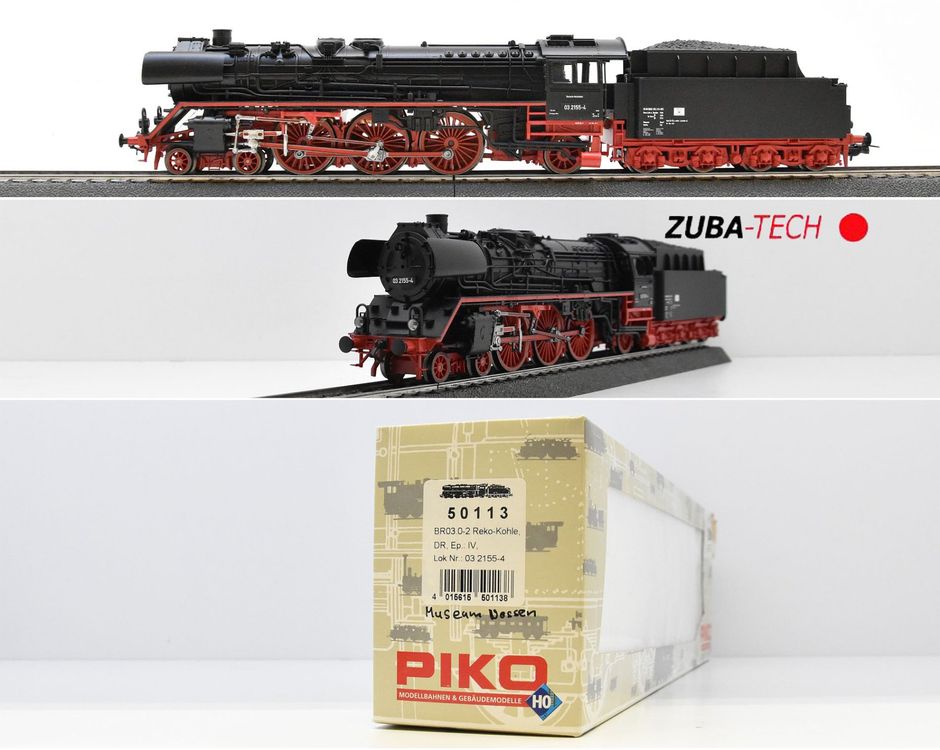 Piko 50113 Dampflok BR 03 DR H0 GS Analog mit OVP (Gebraucht) in St ...