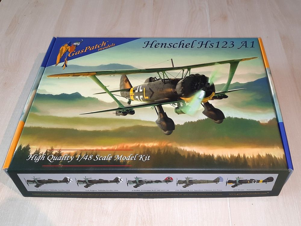 GasPatch Models kit 1/48 Henschel Hs123 A1 (Gebraucht) in Châtel-St-Denis für CHF 35 – mit ...