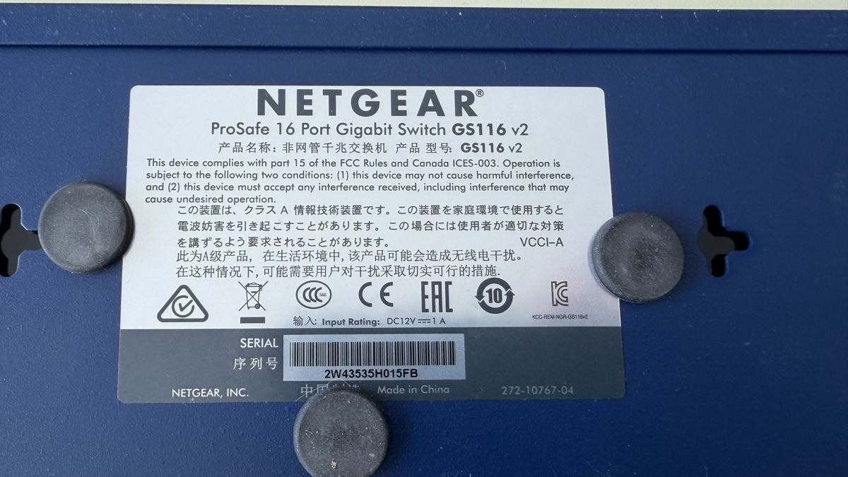 Netgear ProSafe 16 Port Gigabit Switch GS116 - Top! (Gebraucht) in ...