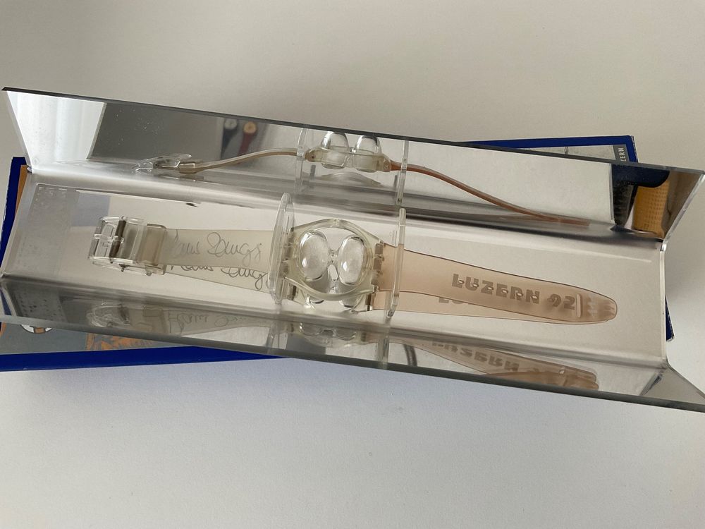 Swatch Klaus Zaugg Sand Watch Auktion Luzern 1992 (Neu (gemäss ...