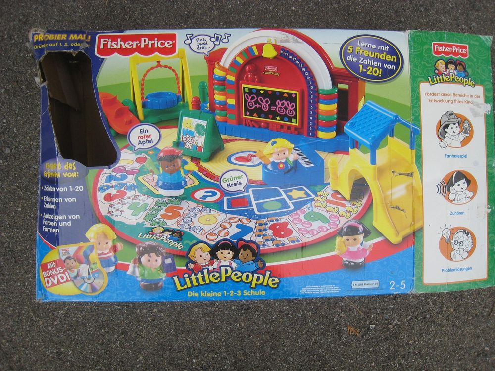 Fisher Price Die kleine 1-2-3 Schule LITTLE PEOPLE Activity (Gebraucht ...