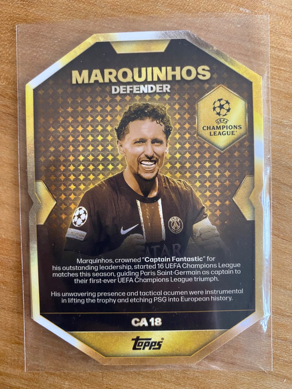 Topps Match Attax 25/26 Chrome Award Marquinhos CA18 (Neu (gemäss Beschreibung)) in Zürich für ...