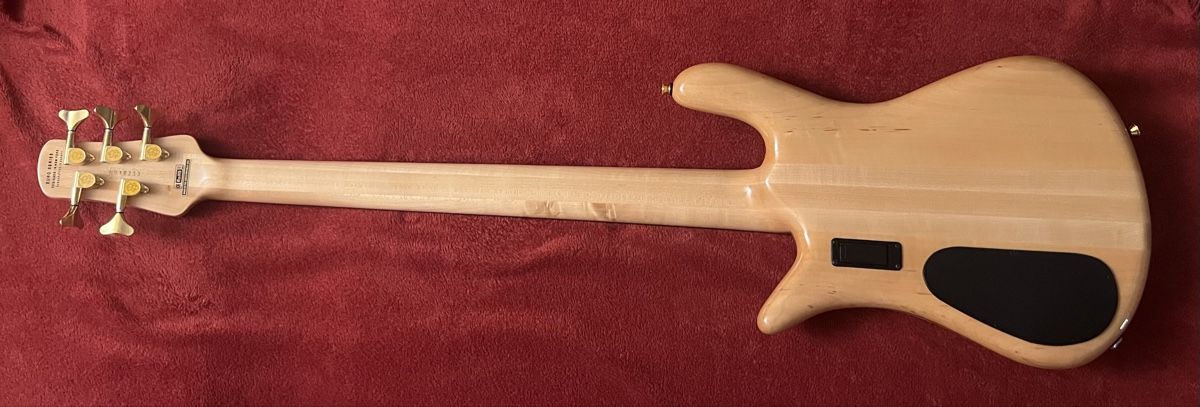 Spector Euro 5 LX Bass Poplar Burl Natural Gloss 5 String (Neu (gemäss ...