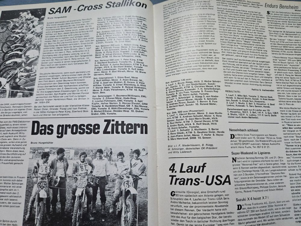 Moto Sport Schweiz 41/79 Rolf Biland Bernard Basset xa (Gebraucht) in ...