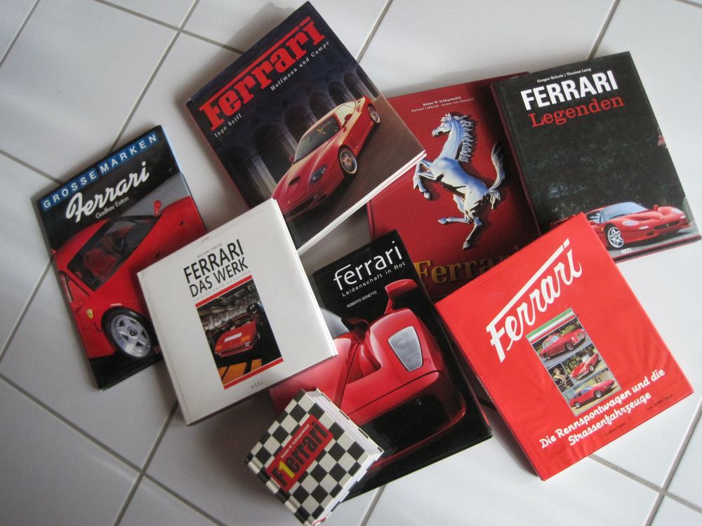 FERRARI Markenbücher. Ganze Sammlung (Gebraucht) in Balm b. Günsberg ...
