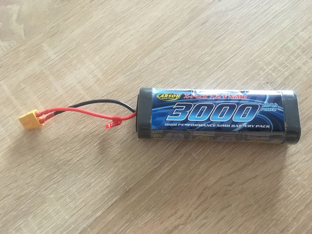 Carson X-Pack 7,2V NiMH 3000 mAh Power mit XT60 Stecker (Gebraucht) in Kleindöttingen für CHF 1 ...