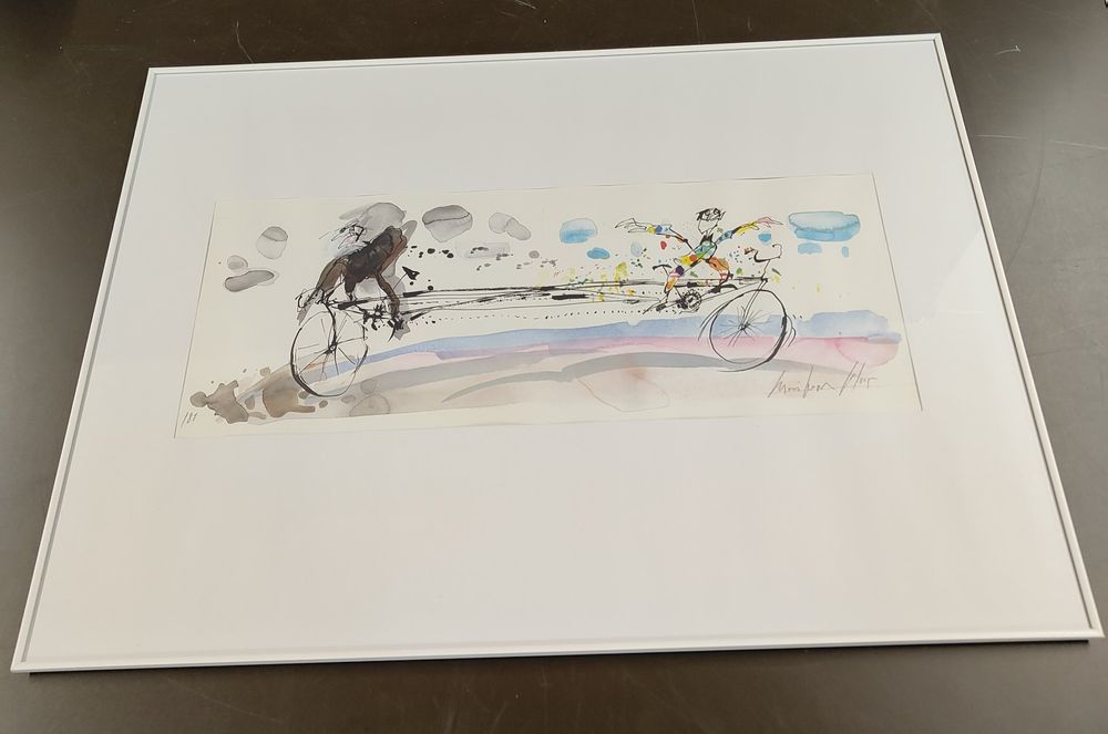 Lithographie von Christoph Gloor "S het alles si Kehrsyte" (Gebraucht ...