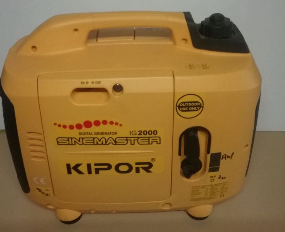 Inverter Generator Kipor IG 2000 (Gebraucht) in Trubschachen für CHF 450 – nur Abholung auf ...