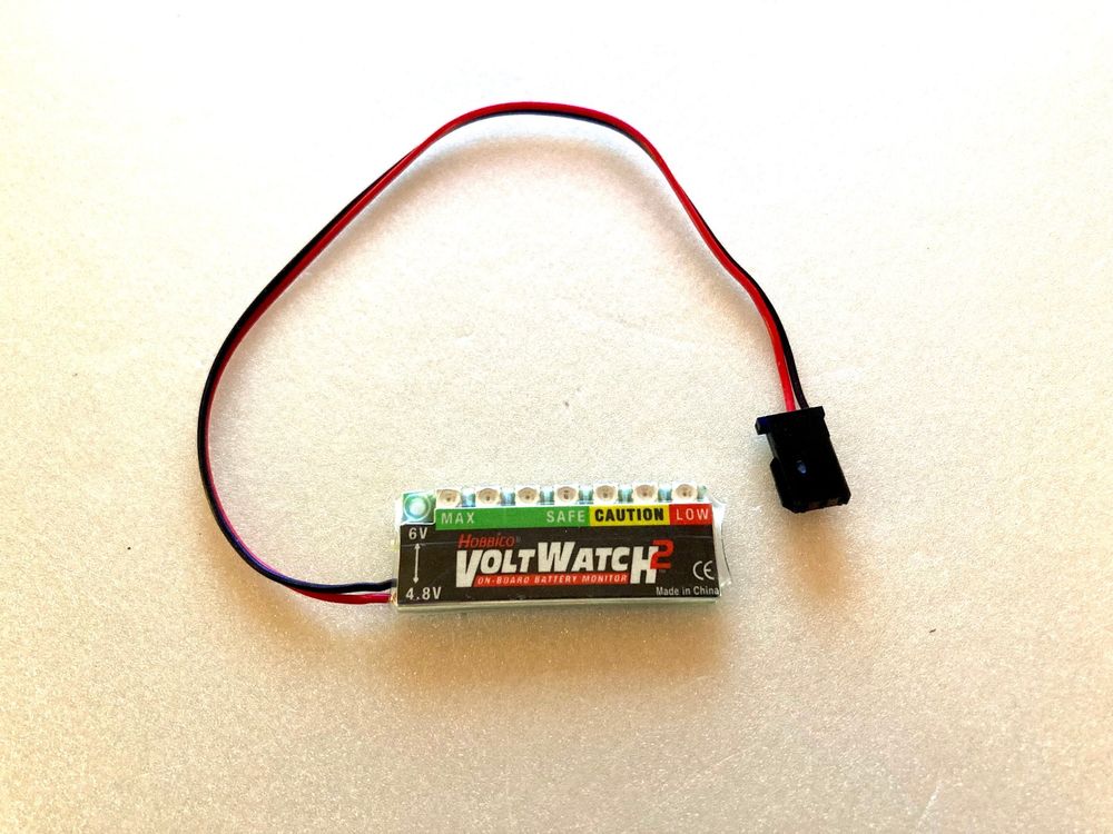 Hobbico HCAP0332 VoltWatch 2 4.8V/6.0V RX Battery Monitor (Neu (gemäss ...