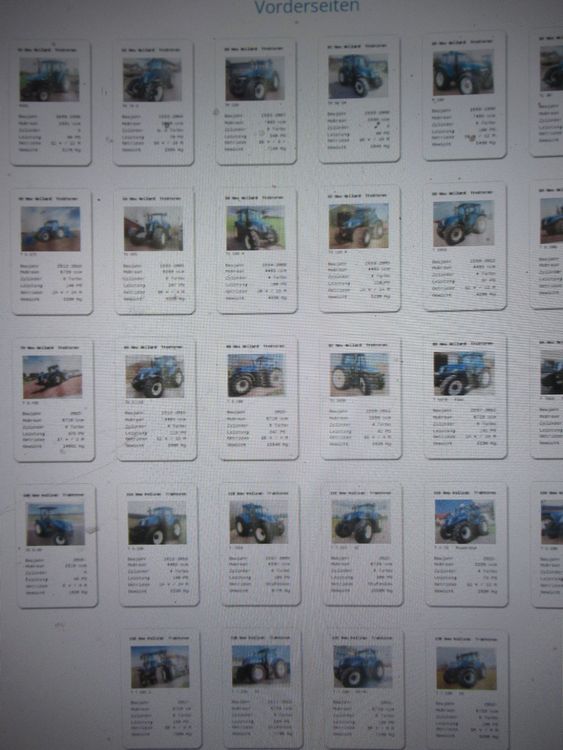New Holland Traktoren Quartett 52 Karten (Neu und originalverpackt) in Herznach für CHF 32 – mit ...
