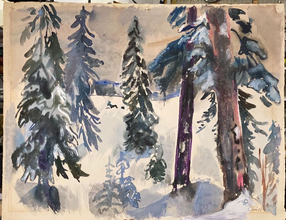 Martin Alfred CHRIST (1900-1979) Aquarel | Kaufen auf Ricardo